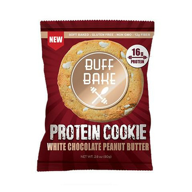 Buy Buff Bake Protein Cookie White Chocolate Peanut Butter Gluten Free ...