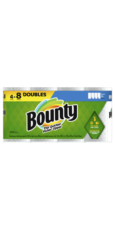 Acheter des essuie-tout Bounty en double rouleaux Select A Size White à ...