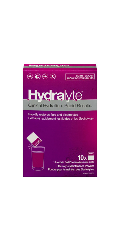 Buy Hydralyte Electrolyte Maintenance Powder Berry Flavour at Well.ca ...