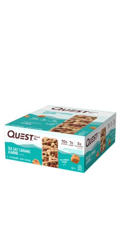 Buy Quest Nutrition Snack Bar Sea Salt Caramel Almond Case at Well.ca ...