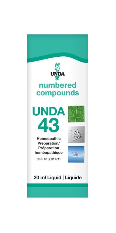 Buy UNDA Numbered Compounds UNDA 43 Homeopathic Preparation at Well.ca ...