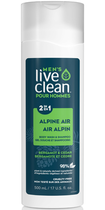 Buy Live Clean Men's Body Wash & Shampoo Alpine Air at Well.ca | Free ...
