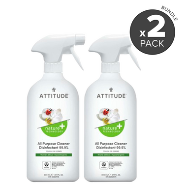 Buy ATTITUDE Nature+ All Purpose Cleaner Disinfectant Thyme & Citrus ...