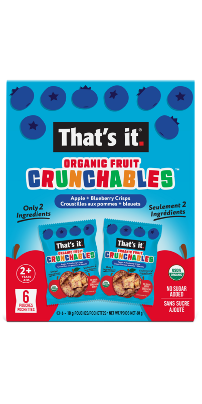 Buy That's it. Organic Crunchables Apple + Blueberry Crisps at Well.ca ...