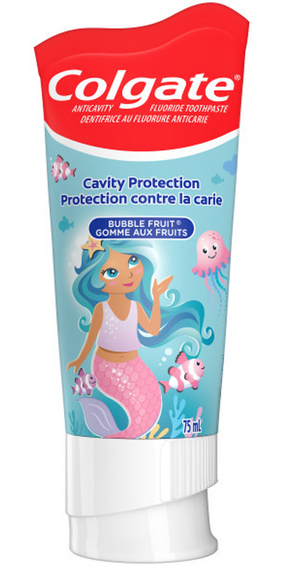 Buy Colgate Kids Anticavity Fluoride Toothpaste Stand Up Tube Bubble ...