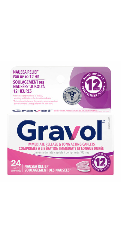 Buy Gravol Immediate Release & Long Acting Caplets at Well.ca | Free ...