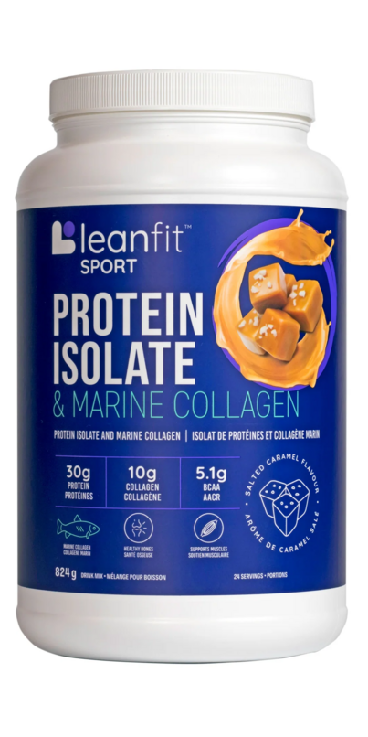 Buy Leanfit Sport Protein Isolate & Marine Collagen Salted Caramel at ...