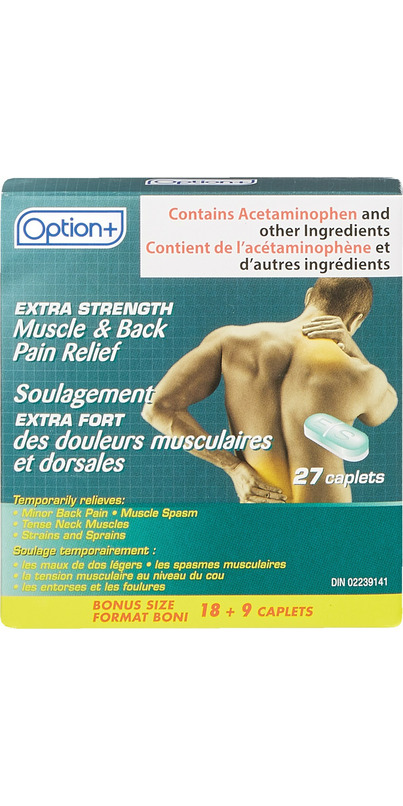 Buy Option+ Extra Strength Muscle & Back Pain Relief at Well.ca | Free ...