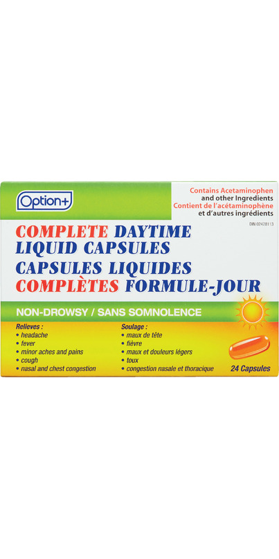 Buy Option+ Complete Daytime Liquid Capsules at Well.ca | Free Shipping ...