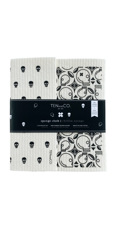 Buy Ten & Co. Sponge Cloth Set Skull Collection at Well.ca | Free ...