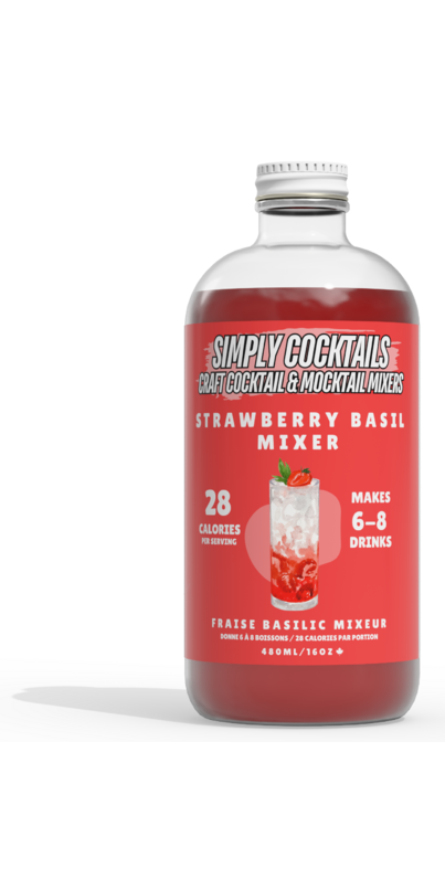 Buy Simply Cocktails Handcrafted Cocktail Mixers Strawberry Basil at ...
