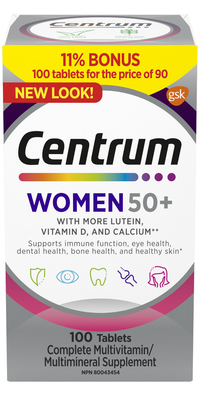 Buy Centrum Women 50+ for Immune Function at Well.ca | Free Shipping ...