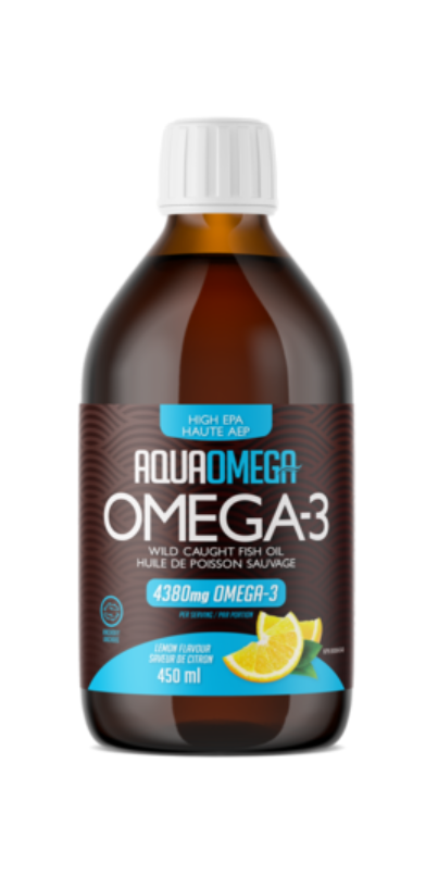 Buy AquaOmega High EPA Omega-3 Fish Oil Lemon at Well.ca | Free ...