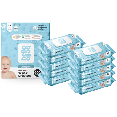 Buy Hello Bello Baby Wipes Bulk Case at Well.ca | Free Shipping $49+ in ...