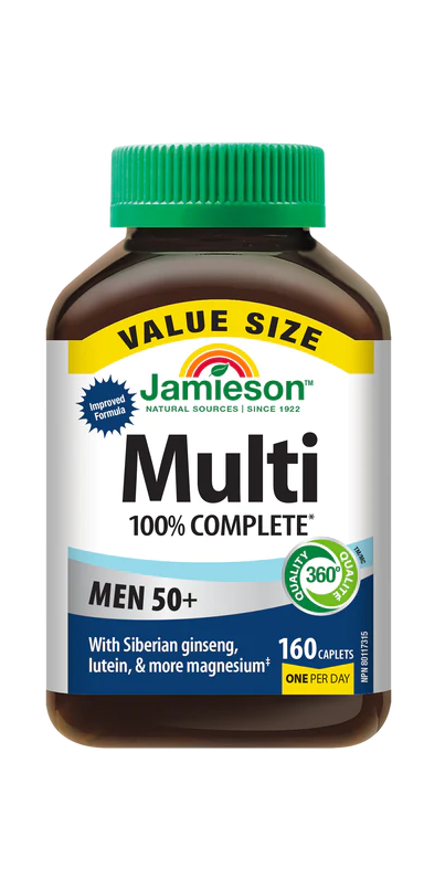 Buy Jamieson 100% Complete Multivitamin for Men 50+ Value Size at Well ...