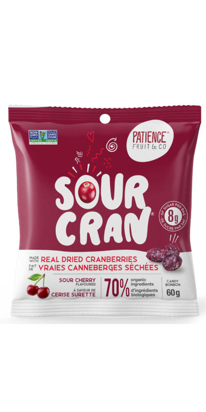 Buy Patience Fruit & Co Sour Cran Dried Cranberries Candies Cherry at ...