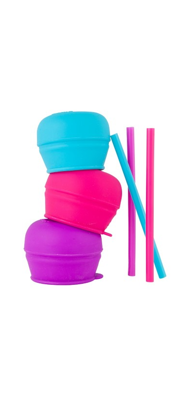 Buy Boon Snug Straw Lids Pink Multi at Well.ca | Free Shipping $35+ in ...