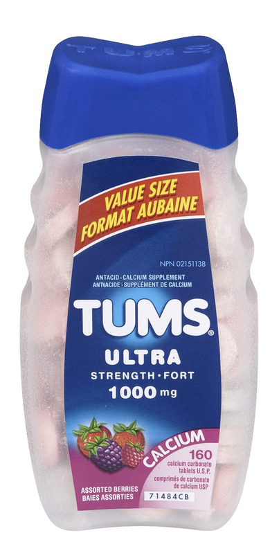 Buy Tums Ultra Strength Antacid Calcium Tablets Value Size at Well.ca ...