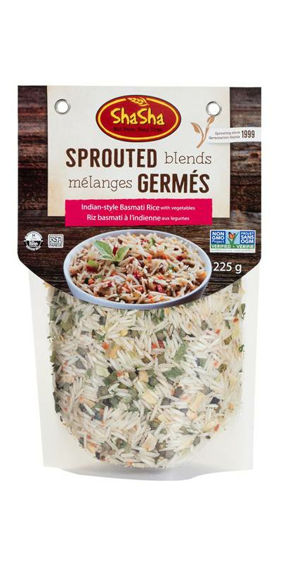 Buy ShaSha Co. Sprouted Blends Indian-Style Basmati Rice with ...
