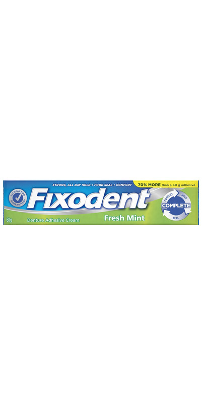Buy Fixodent Complete Fresh Mint Denture Adhesive Cream at Well.ca ...