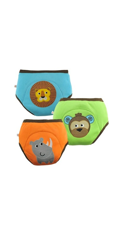 Buy ZOOCCHINI Organic Cotton Potty Training Pants Set Safari Friends at ...
