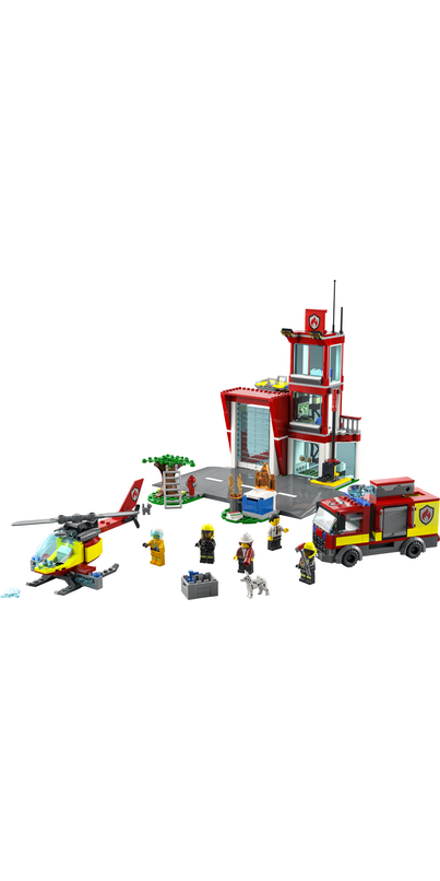 Buy LEGO City Fire Station Building Kit at Well.ca | Free Shipping $35 ...