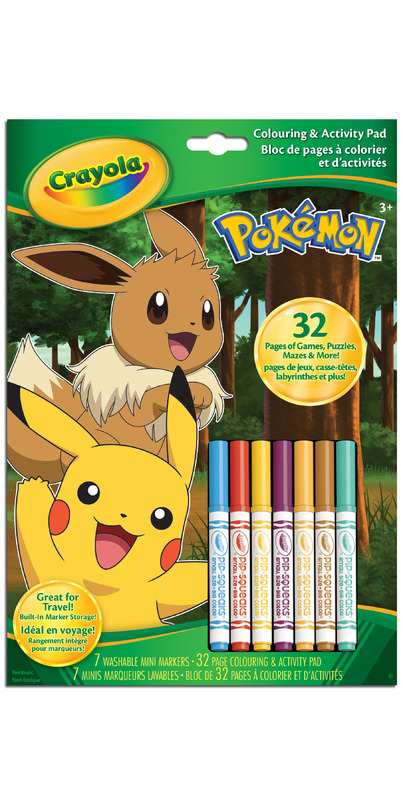 Buy Crayola Pokemon Colouring & Activity Pad at Well.ca | Free Shipping ...