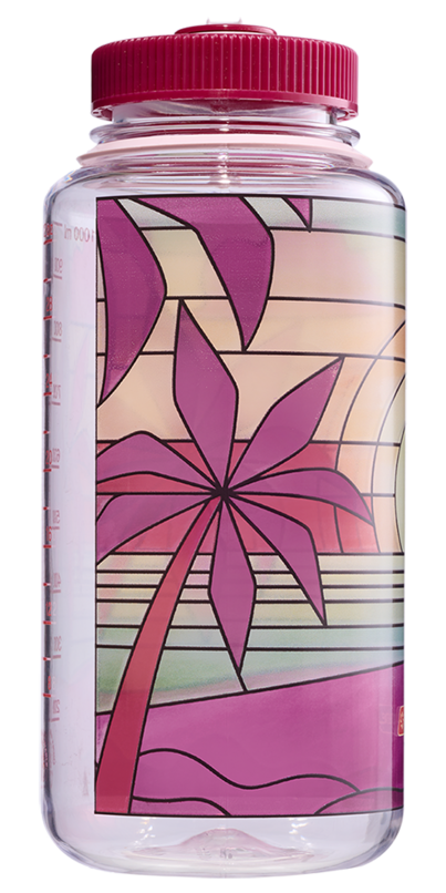 Buy Nalgene Sustain Water Bottle Wide Mouth Stained Glass Sunset at ...