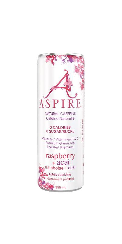 Buy Aspire Healthy Energy Lightly Sparkling Beverage Raspberry + Acai ...