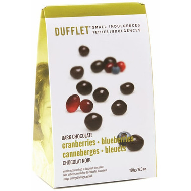 Buy Dufflet Small Indulgences Dark Chocolate Cranberries & Blueberries ...