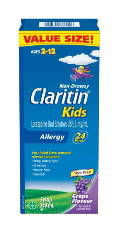 Buy Claritin Kids Non-Drowsy Allergy Syrup Grape at Well.ca | Free ...