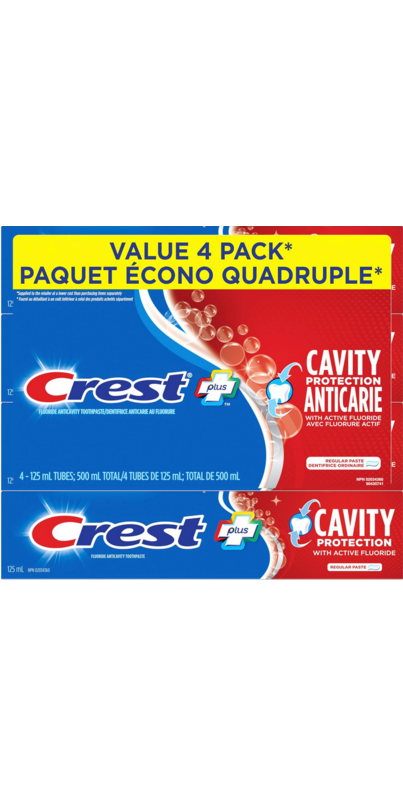 Buy Crest Cavity Regular Toothpaste at Well.ca | Free Shipping $35+ in ...
