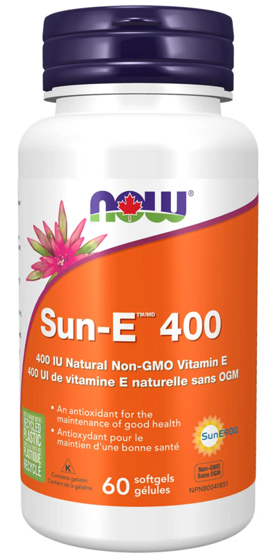 Buy NOW Sun-E 400IU Vitamin E Softgels at Well.ca | Free Shipping $35 ...