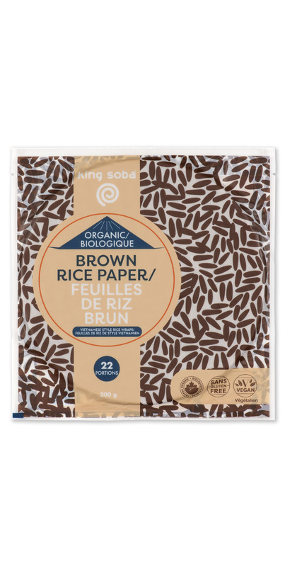 Acheter des emballages en papier de riz brun biologique King Soba à ...