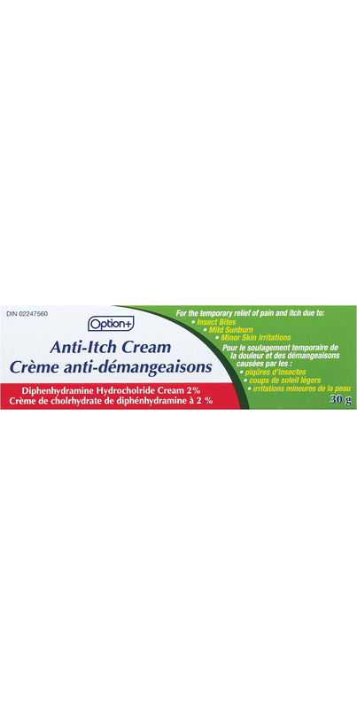 Buy Option+ Anti-Itch Cream at Well.ca | Free Shipping $35+ in Canada