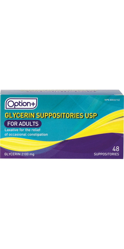 Buy Option+ Glycerin Suppositories USP at Well.ca | Free Shipping $35 ...