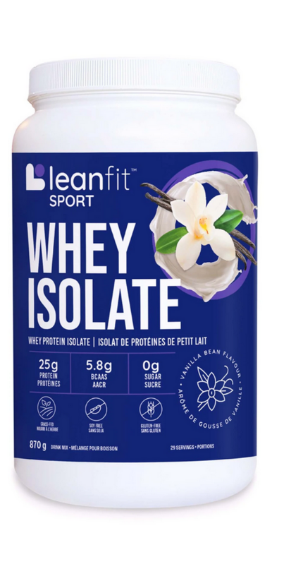 Buy LeanFit Whey Protein Isolate Vanilla at Well.ca | Free Shipping $35 ...