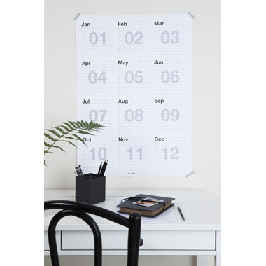 Buy Bigso Yearless Paper Wall Calendar at Well.ca | Free Shipping $35 ...