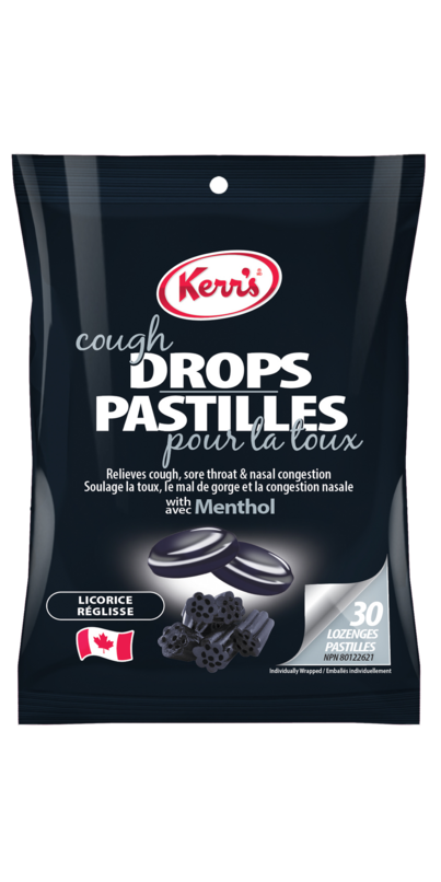 Buy Kerr's Cough Drops Black Licorice with Menthol at Well.ca | Free ...