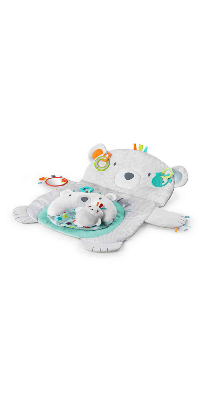 Buy Baby Einstein Bright Starts Tummy Time Prop & Play Grey Bear at ...