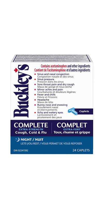 Buy Buckley's Complete Extra Strength Cough, Cold & Flu Nighttime at ...