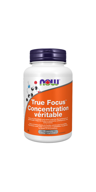 Buy NOW Foods True Focus Concentration at Well.ca | Free Shipping $35 ...