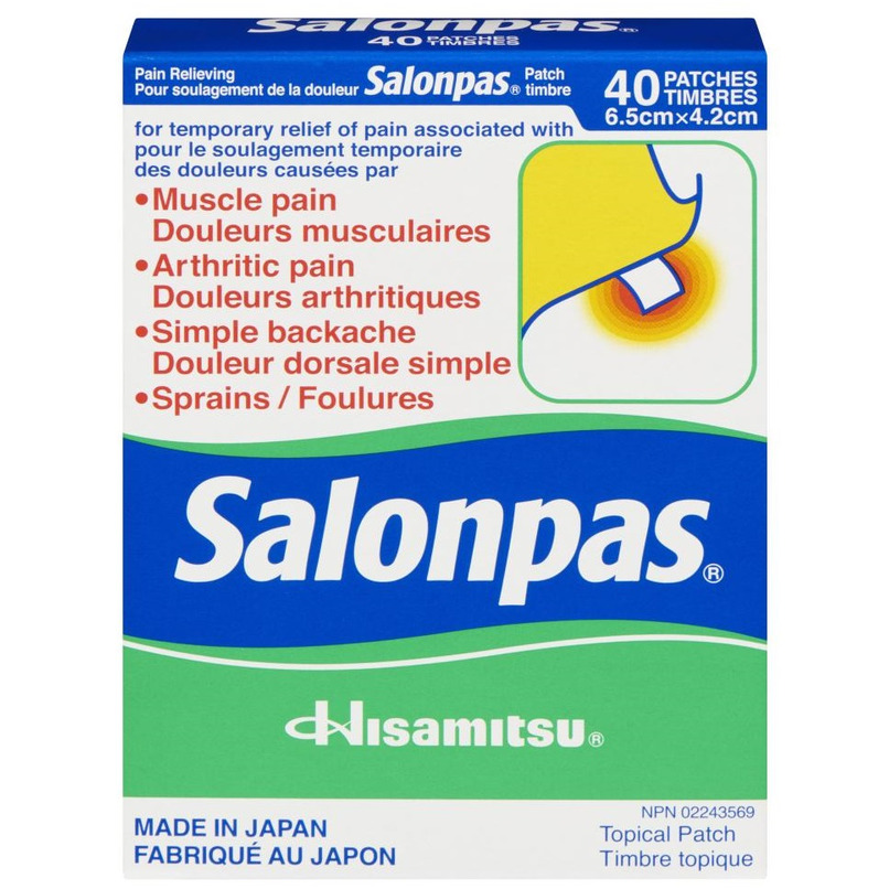 Buy Salonpas Original Pain Relief Patch at Well.ca | Free Shipping $35 ...