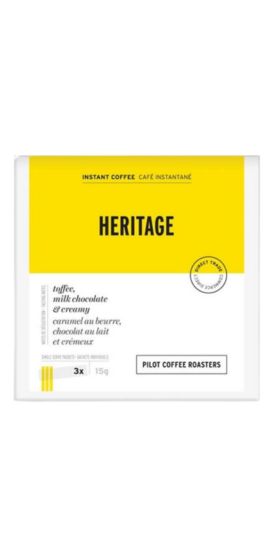 Buy Pilot Coffee Roasters 3 Pack Heritage Instant Coffee at Well.ca ...