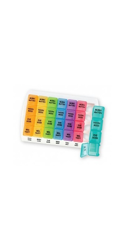 Buy PharmaSystems Weekly Pill Planner with 4X Daily Removable Sections ...