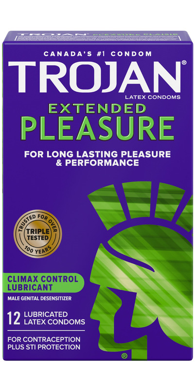 Buy Trojan Extended Pleasure Lubricated Latex Condoms at Well.ca | Free ...