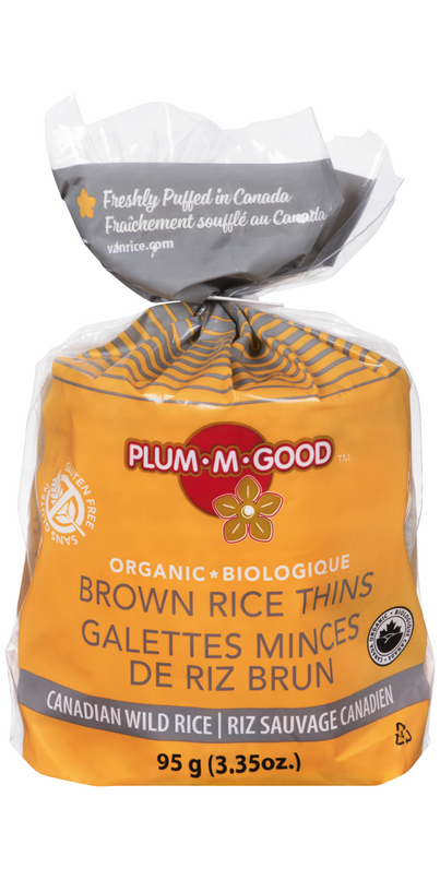 Achetez Plum.M.Good Organic Brown Rice Thins Wild Rice à Well.ca ...