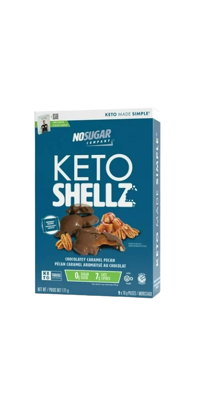 Buy No Sugar Company Keto Shellz Dark Chocolatley Caramel Pecan at Well ...