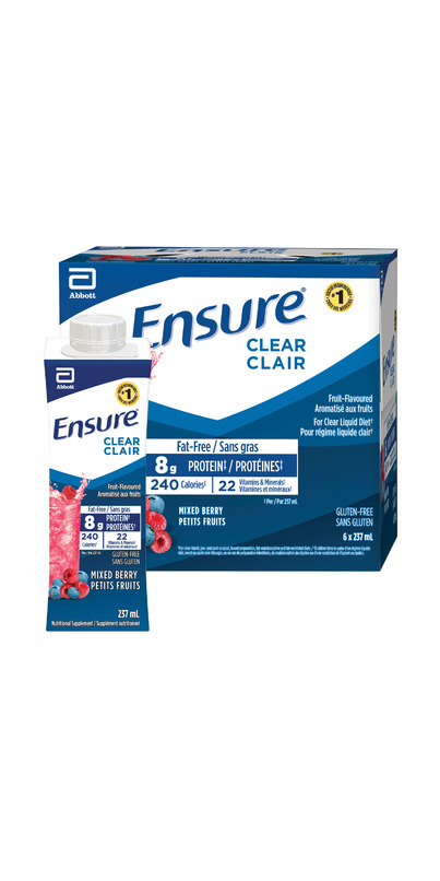 Buy Ensure Clear Nutrition Supplement Mixed Berry at Well.ca | Free ...