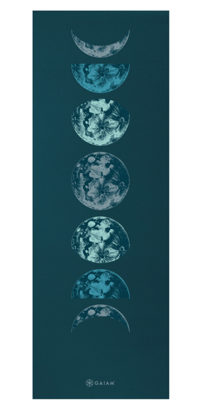 Buy Gaiam 6mm Premium Reversible Print Yoga Mat Lunar Wave at Well.ca ...
